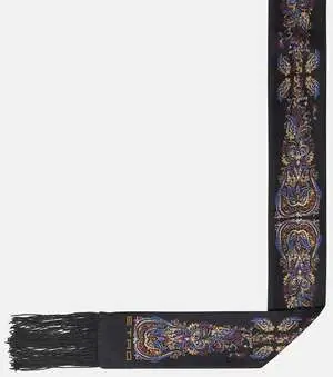Etro Paislina Silk Jacquard Scarf