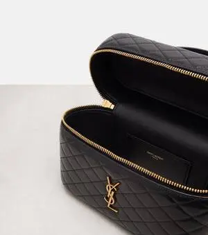 Saint Laurent Gaby Large Leather Vanity Bag
