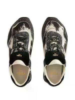 Fendi Logo Sneakers