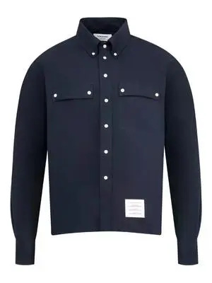 Thom Browne Button-down Shirt - Blue