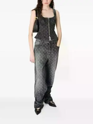 MARINE SERRE Moon-print Jeans