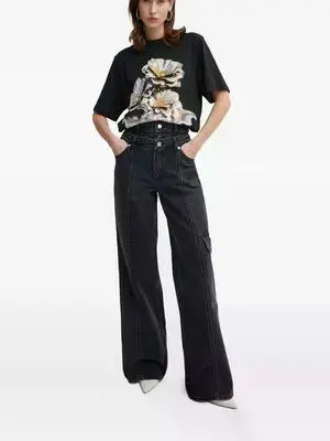Stine Goya Button Cargo-pocket Jeans
