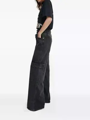 Stine Goya Button Cargo-pocket Jeans