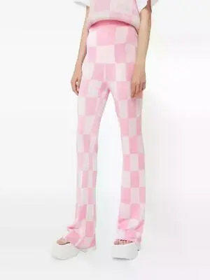 Stine Goya Checkered Trousers - Pink