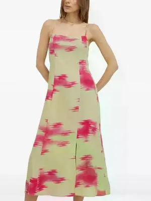 SAMSOE SAMSOE Printed Midi Dress