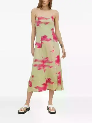 SAMSOE SAMSOE Printed Midi Dress