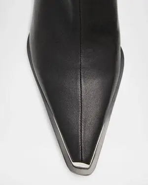 Cult Gaia Dante Leather Knee-high Boots - Black