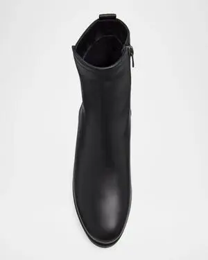 La Canadienne Teagan Waterproof Leather Ankle Boots - Black