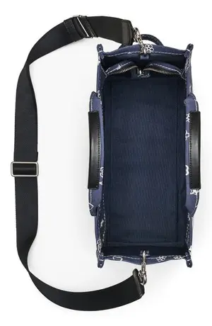 Marc Jacobs The Bandana Printed Medium Canvas Tote - Navy Multi
