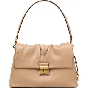 Marc Jacobs The Cristina Messenger Leather Shoulder Bag - Camel
