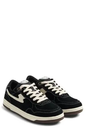 S.W.C STEPNEY WORKERS CLUB Pro Cup S-strike 01 Suede Sneakers - Black White