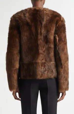 Zimmermann Hypnotic Tipped Genuine Shearling Jacket