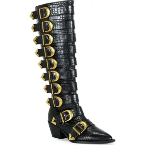 Azalea Wang Strappy Boots For Women