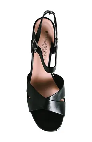 TOUCH UPS Ankle Strap Platform Sandal - Black