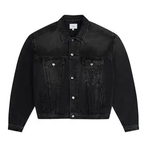 Women's Oversized Black Denim Jackets