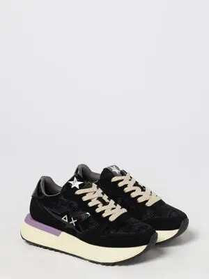 SUN 68 Low Top Sneakers - Black