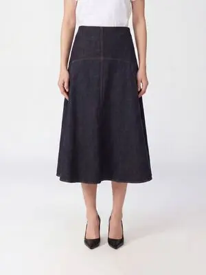 Jacquemus Denim Midi Skirt