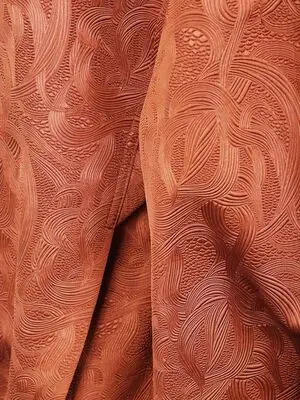 Dries Van Noten Textured Jacket - Rust