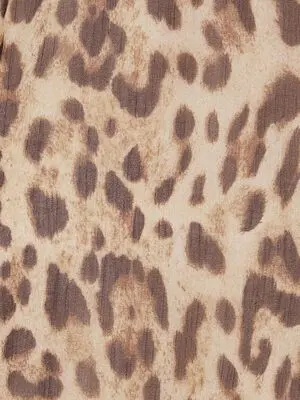 Rixo Leopard Print Maxi Dress - Brown