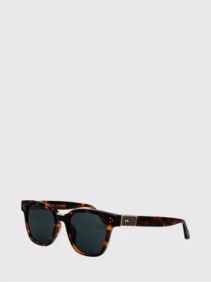 Linda Farrow Oval Frame Sunglasses - Brown