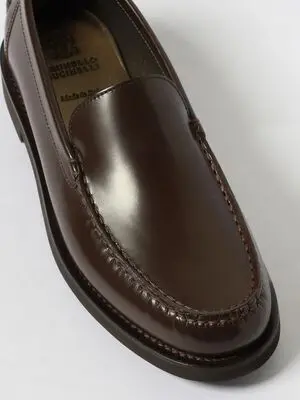 Brunello Cucinelli Leather Loafers - Dark