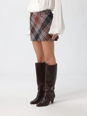 Missoni Plaid A-line Mini Skirt - Blue