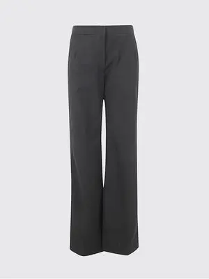 Dries Van Noten Wool Blend Flared Trousers - Black