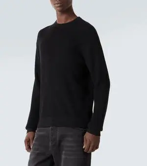 Studio Nicholson Wool-cashmere Blend Crewneck Sweater - Black