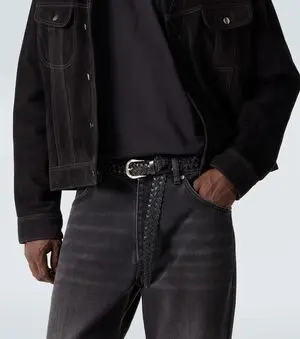 Studio Nicholson X Aaron Levine Braided Leather Belt