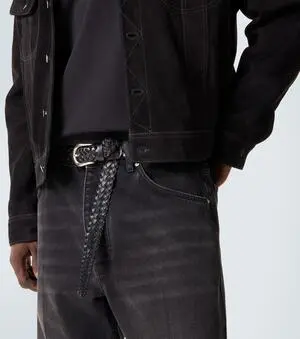 Studio Nicholson X Aaron Levine Braided Leather Belt