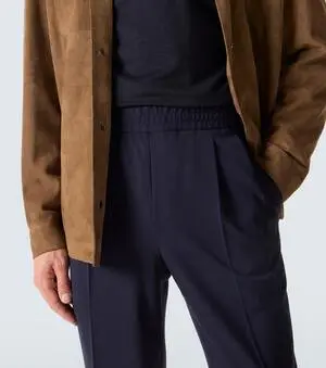 Zegna Pleated Straight Trousers