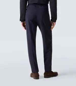 Zegna Pleated Straight Trousers