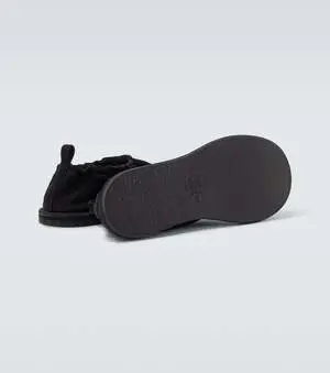 Studio Nicholson Korine Suede Slip-on Shoes - Black