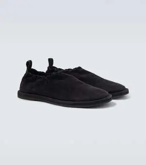 Studio Nicholson Korine Suede Slip-on Shoes - Black