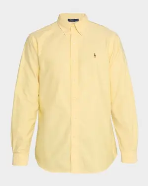 Ralph Lauren Classic-fit Oxford Button-down Shirt Yellow