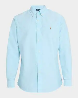 Ralph Lauren Classic-fit Oxford Button-down Shirt Aegean Blu