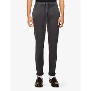 Paige Fraser Straight-leg Woven Trousers - Vintage Washed Black