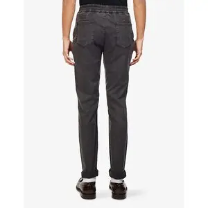 Paige Fraser Straight-leg Woven Trousers - Vintage Washed Black
