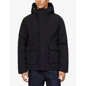 ARNE Flap-pocket Padded Jacket - Black