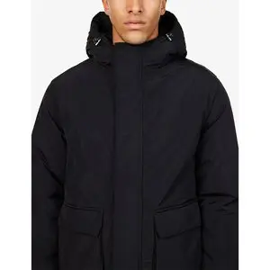 ARNE Flap-pocket Padded Jacket - Black
