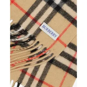 Burberry Check Cashmere Scarf - Sand