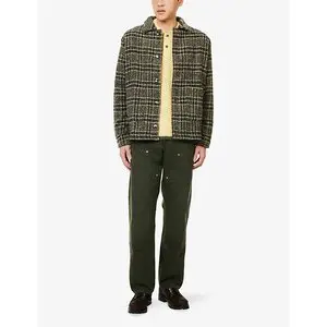 BOUND Yosemite Checked Wool Blend Overshirt