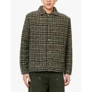 BOUND Yosemite Checked Wool Blend Overshirt