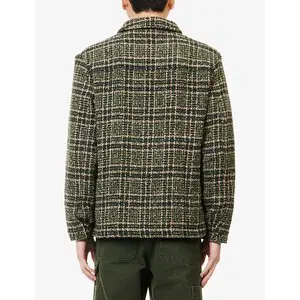 BOUND Yosemite Checked Wool Blend Overshirt