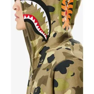 A BATHING APE Gradation Shark Camouflage Cotton Hoody