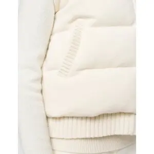 JOSEPH Quilted Ribbed Wool-knit Down Gilet