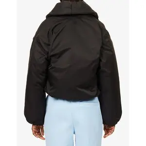 THE COUTURE CLUB Oversized-collar Padded Shell Jacket