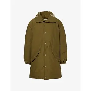 Acne Studios Graphic-print Padded Cotton-canvas Coat