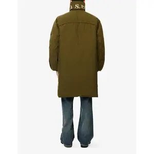 Acne Studios Graphic-print Padded Cotton-canvas Coat