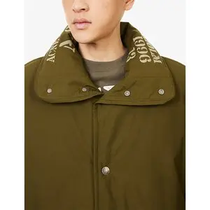 Acne Studios Graphic-print Padded Cotton-canvas Coat